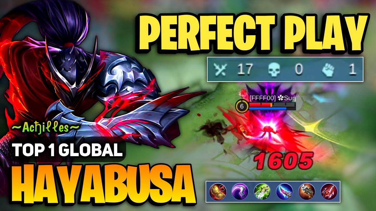 Hayabusa KING Perfect Gameplay [ Top 1 Global Hayabusa Best Build ...