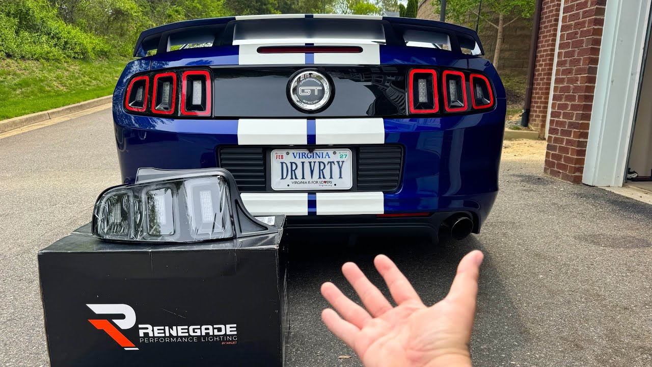 Installing the BEST taillights for your s197 MUSTANG?? - YouTube