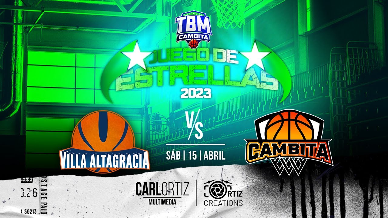 TBM Cambita - Juego de Estrellas - Cambita vs Villa Altagracia - YouTube