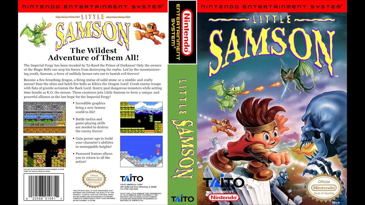 Little Samson (Famicom/NES/ Dandy). - YouTube