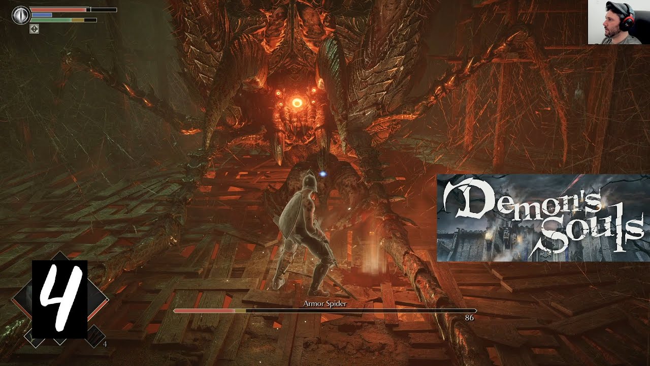 Armored, Fire-breathing Spider Boss, Why Not? - Demon's Souls - Slow ...