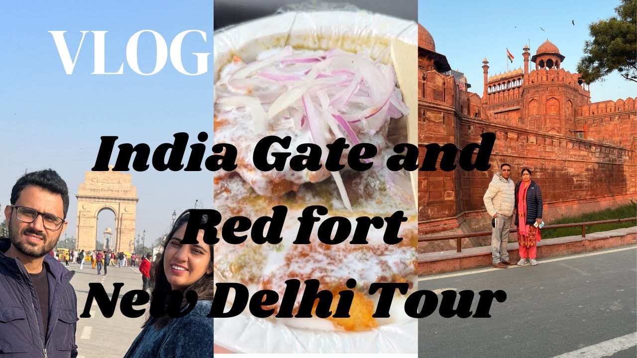 India 🇮🇳 Gate and Red fort New Delhi Tour 2022 / Last Vlog of the Year ...