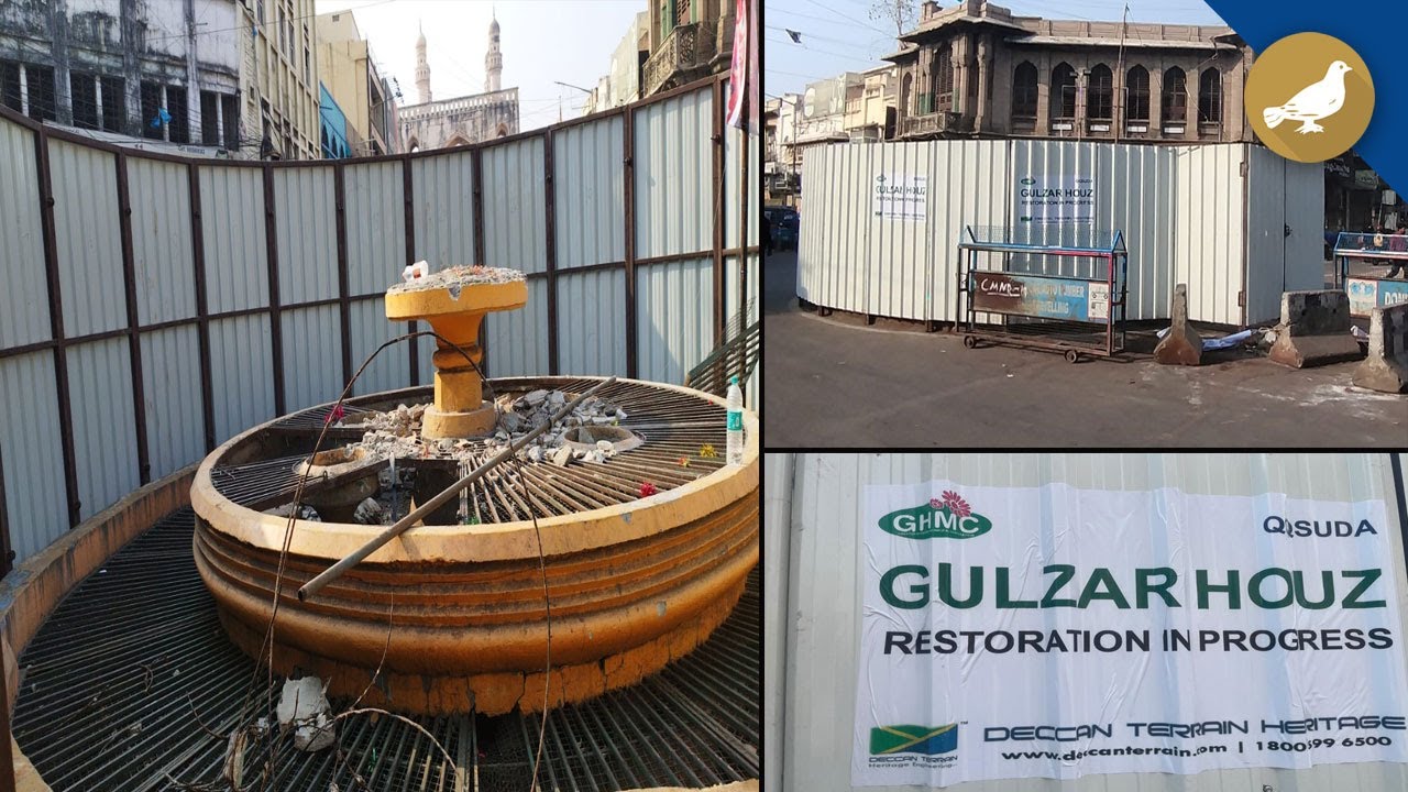 Restoration of Gulzar Houz leads to ‘demolition’ rumours - YouTube