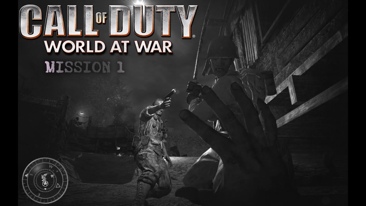 CALL OF DUTY WaW. MISSION 1 - YouTube