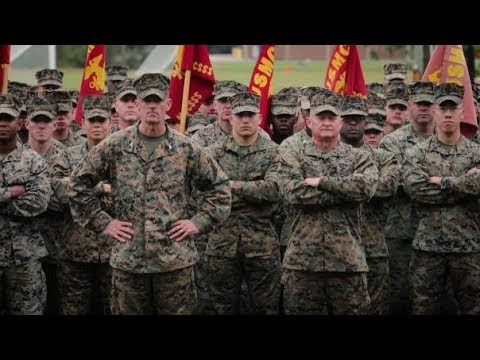 command shoutout at Camp Johnson, N.C. - YouTube