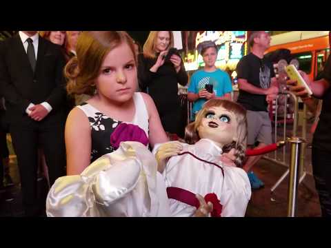 The Scary Closet w actress Samara Lee at Annabelle Creation Hollywood Movie Premiere The Conjuring 3