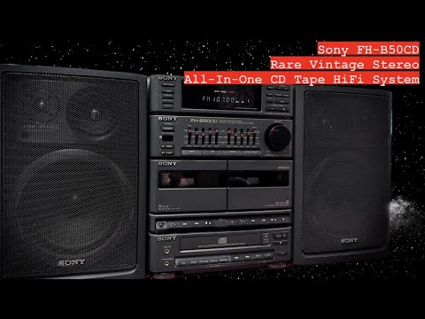 Sony FH-B50CD Vintage Rare All in One Stereo HiFi Boombox Testing