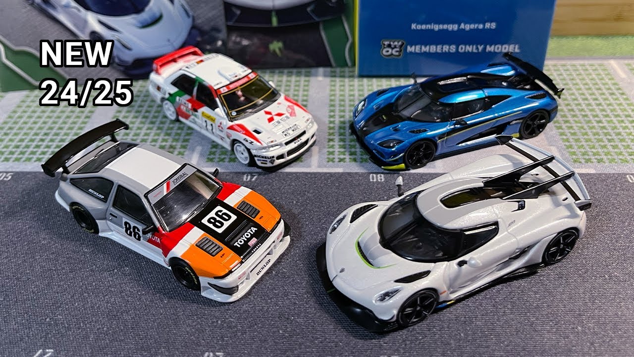 NEW Tarmac Works GLOBAL64 Jonsibal AE86 Widebody, TWOC Koenigsegg Agera ...