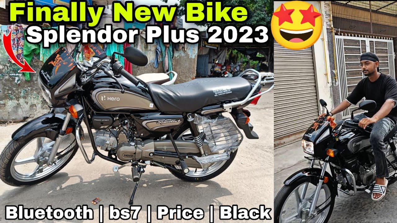 Finally New Splendor Plus Aa Gayi | Hero splendor plus new model bs7 ...