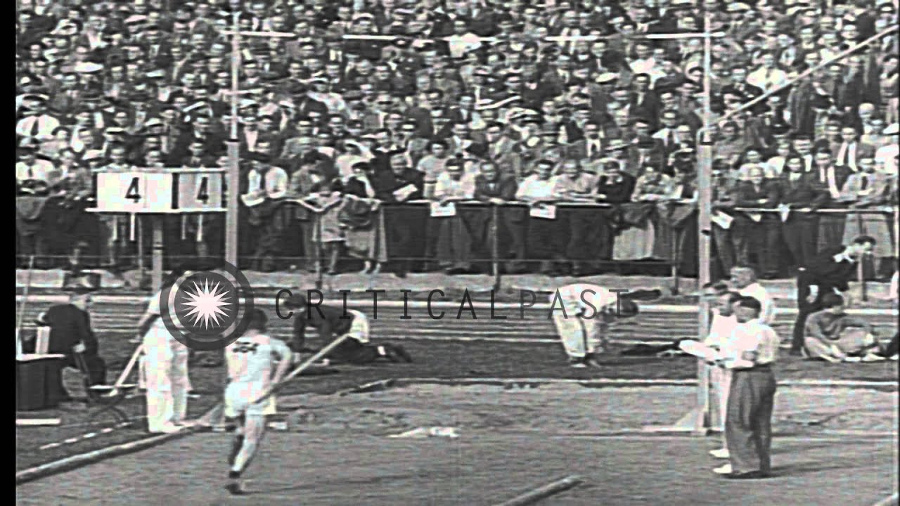 Track and Field events at 1936 German Championships at the SCC Stadium ...
