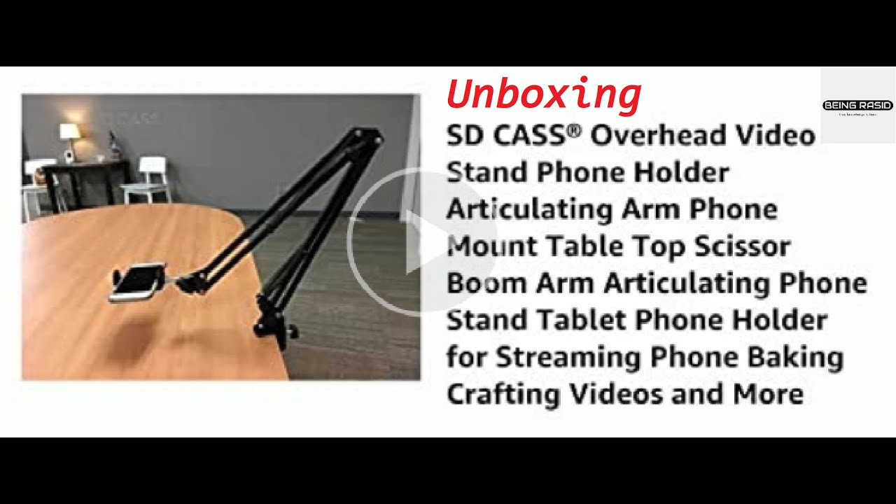 Unboxing of SD CLASS overhead phone mount - YouTube
