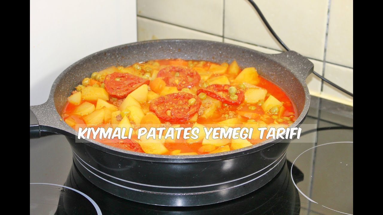 Kiymali patates yemegi tarifi - YouTube
