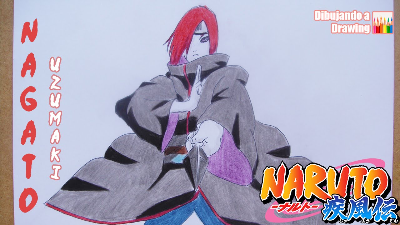 How To Draw Nagato | Como Dibujar a Nagato | Paso a Paso | Naruto ...
