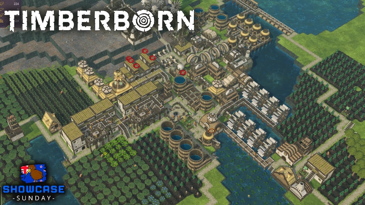 Timberborn. A City Builder Of Beavers - Showcase Sunday - YouTube