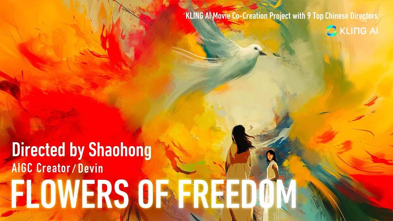 Shaohong LI x KLING AI: Flowers of Freedom🌸 - YouTube