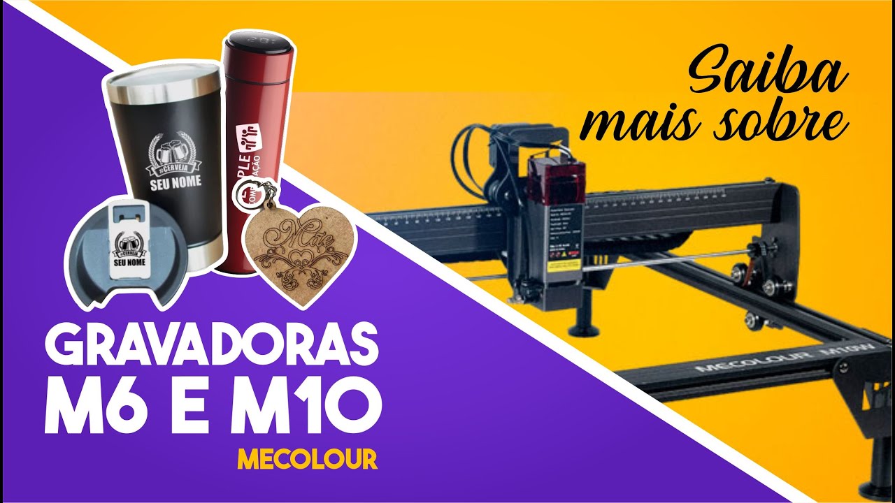 Tudo sobre Gravadora Laser M10 e M6 - YouTube