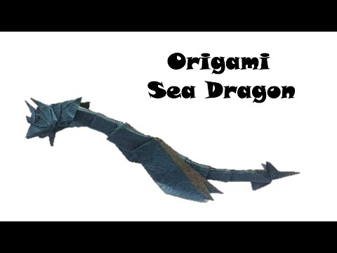 Sea Dragon Origami - YouTube