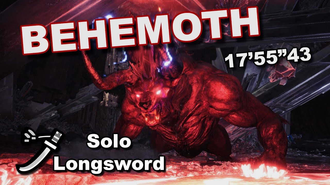 Monster Hunter World - Behemoth, Solo LS - YouTube