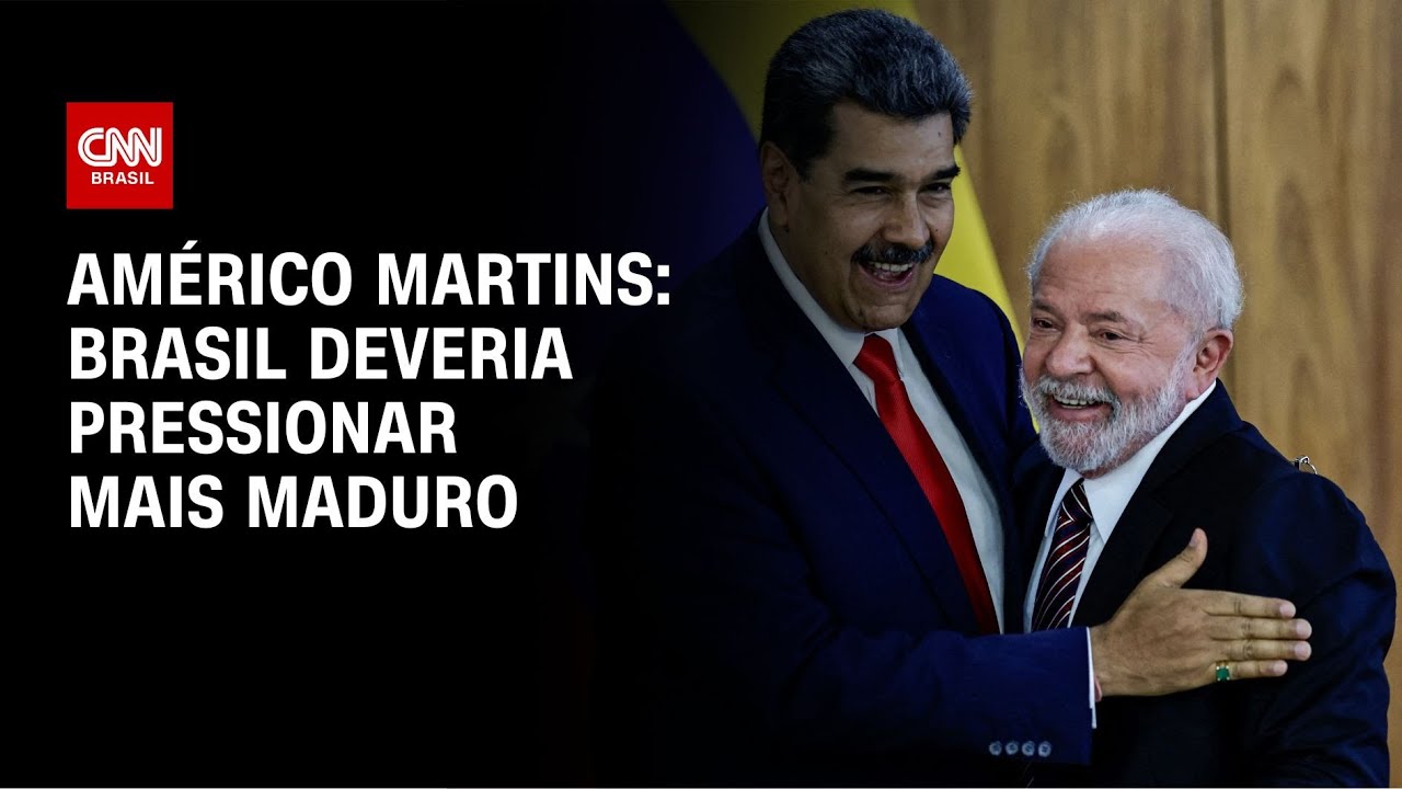 Américo Martins: Brasil deveria pressionar mais Maduro | CNN NOVO DIA ...