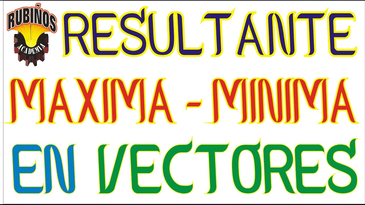 Vectores - Resultante Maxima y Minima Ejercicio Resuelto Nivel 1 Paso a ...