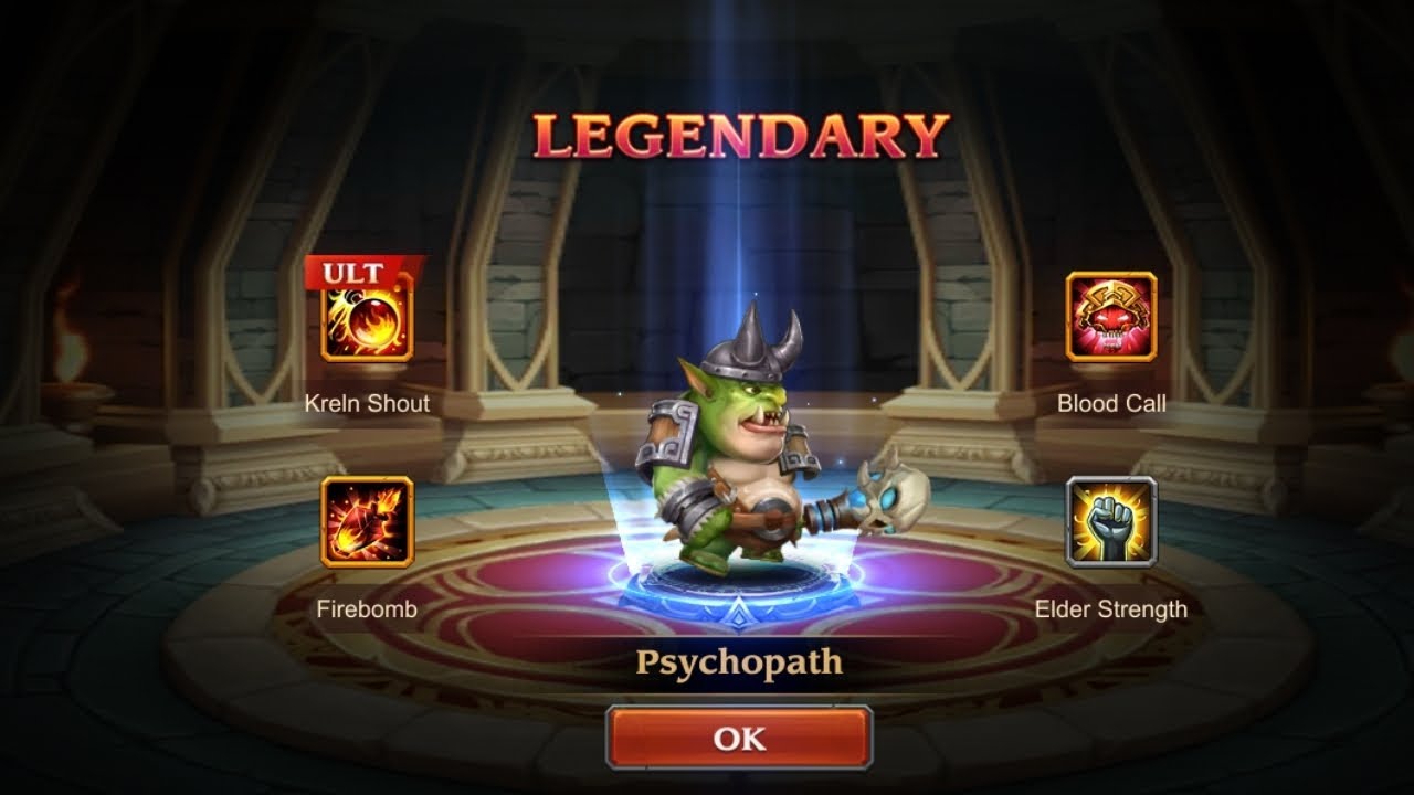 Psychopath Legendary Quest Heroes Charge - YouTube