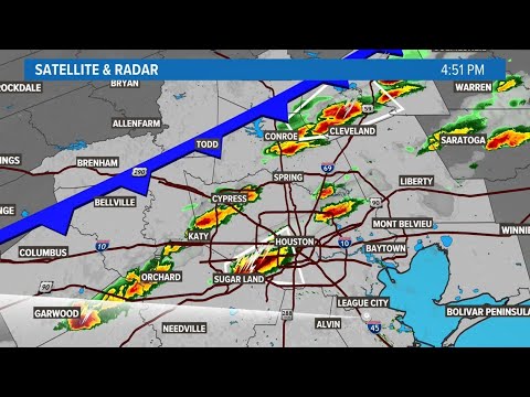 LIVE RADAR: Showers, storms popping up ahead of cold front - YouTube