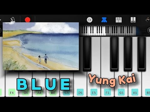 BLUE - Yung Kai | Piano tutorial | Walk band cover | Notes in ...