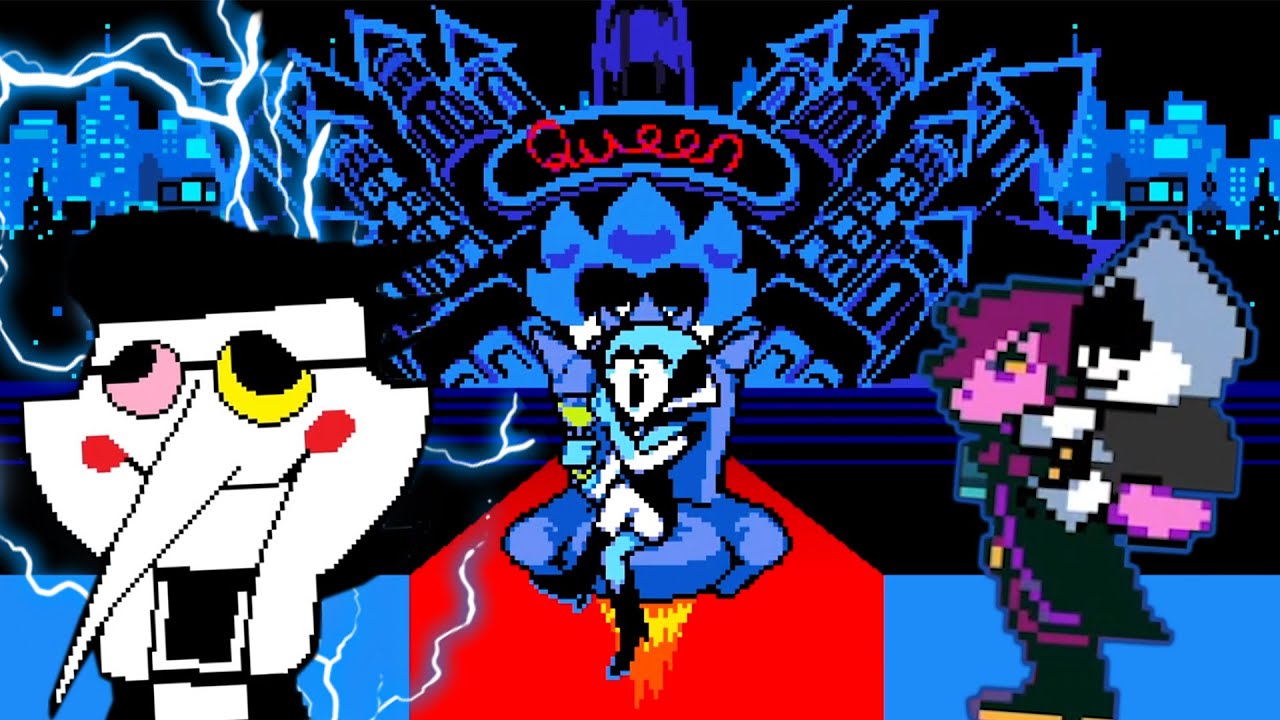 GOING INTO QUEEN'S MANSION... WE FIND SOMETHING - Deltarune Chapter 2 ...