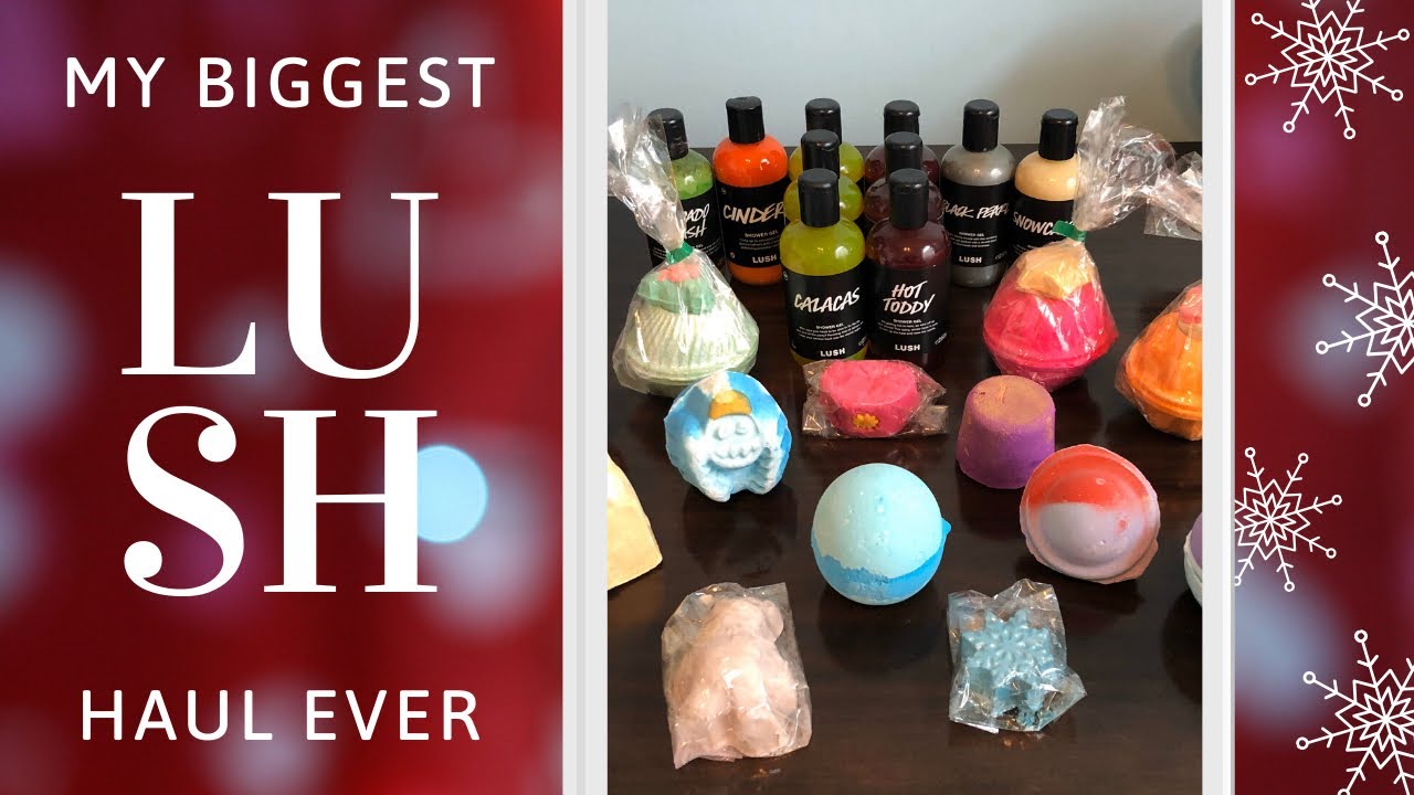 My Biggest Lush Haul Ever | U.K. 🇬🇧 and Lush USA 🇺🇸 | Community ...