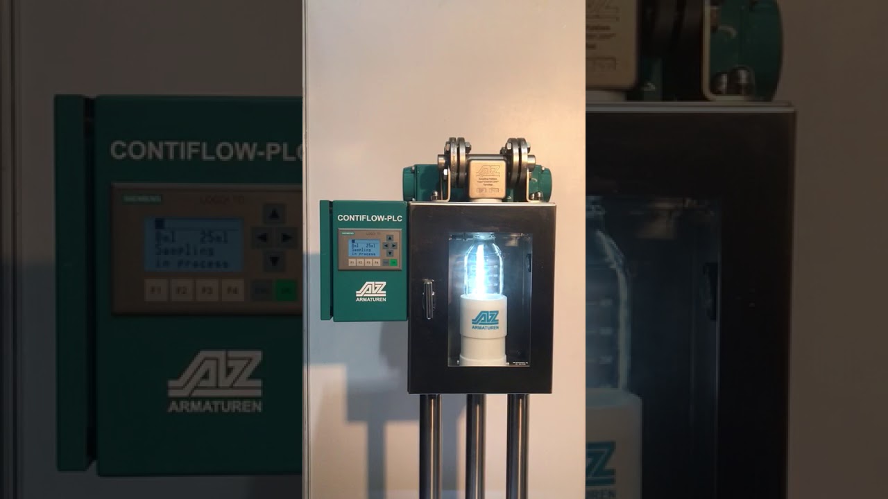 AZ Armaturen Contiflow PLC Sampling Valve System - YouTube