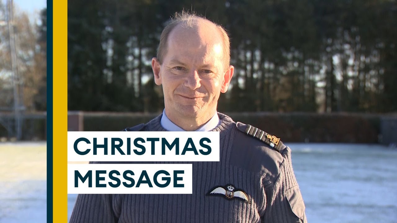 RAF chief thanks service in Christmas message 🎄 - YouTube