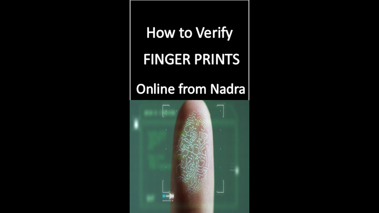 Nadra Online Biometric Verification System #shorts - YouTube