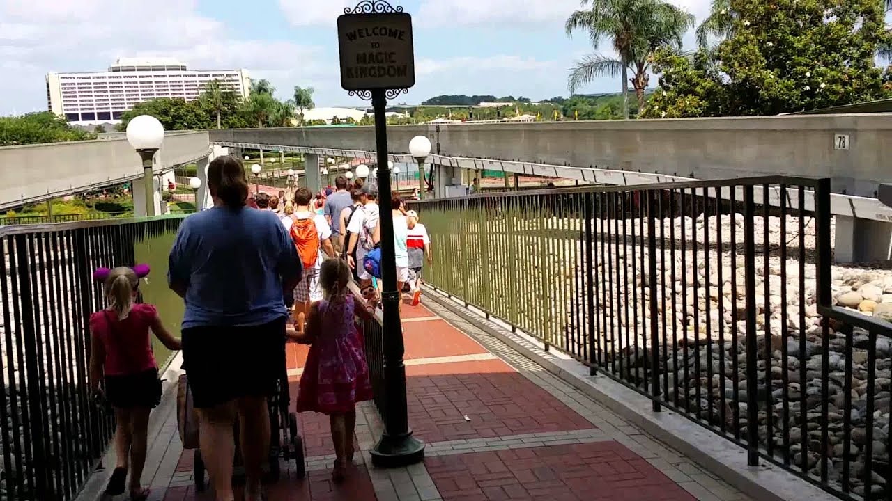 Disney Monorail Ride and New Park Entrance! - YouTube