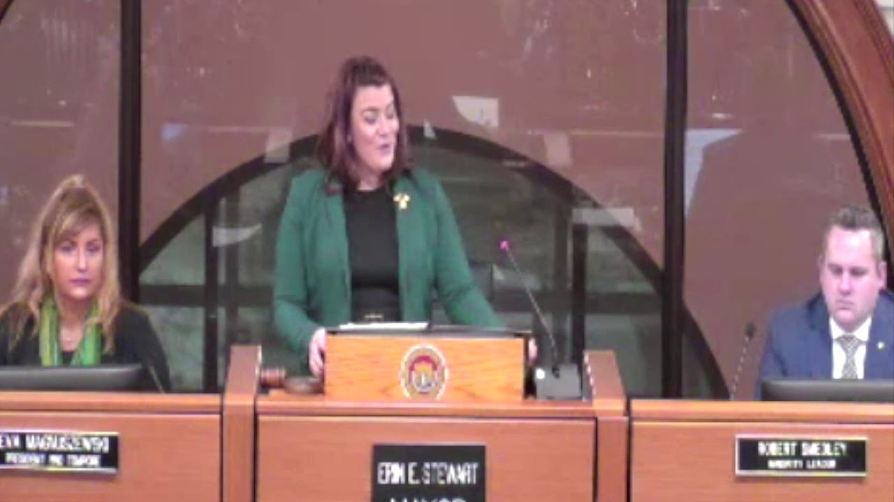 New Britain Mayor Erin Stewart presents 2019 State of the City - YouTube
