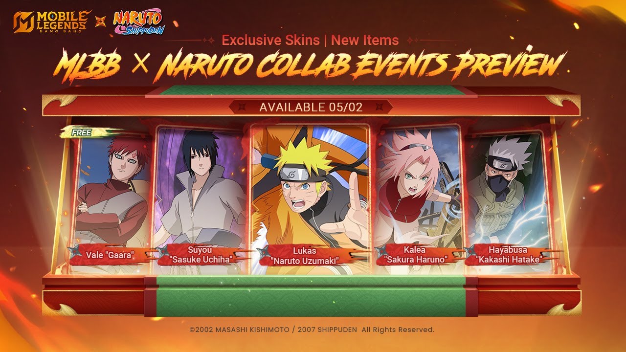MLBB x NARUTO | Collab Events Preview | Mobile Legends: Bang Bang - YouTube