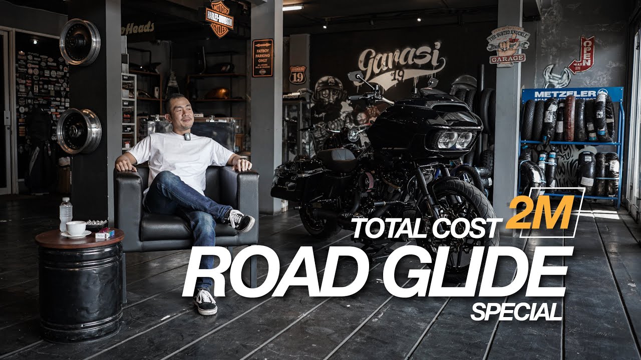 CHILLIN NEXT TO MY DREAM BIKE!! H-D ROAD GLIDE M8 - TOTAL COST 2M | THE VLOGS - #8 - YouTube
