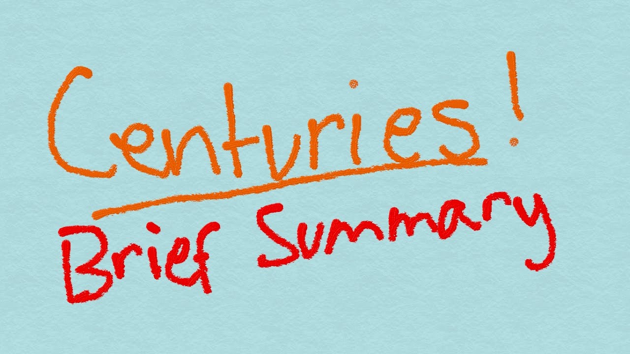 How Centuries Work - YouTube