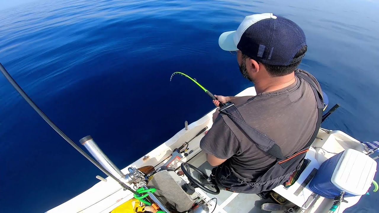 Ψάρεμα συναγρίδας με ζωντανό καλαμάρι. Δυο ωραία ψαρέματα. Dentex ...