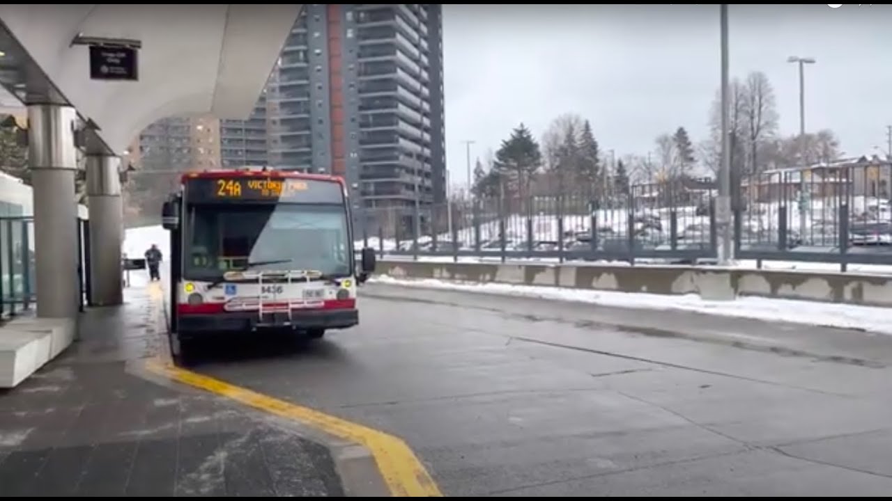 TTC Route 24 Victoria Park Nova Bus Ride #8436 from Steeles East to ...