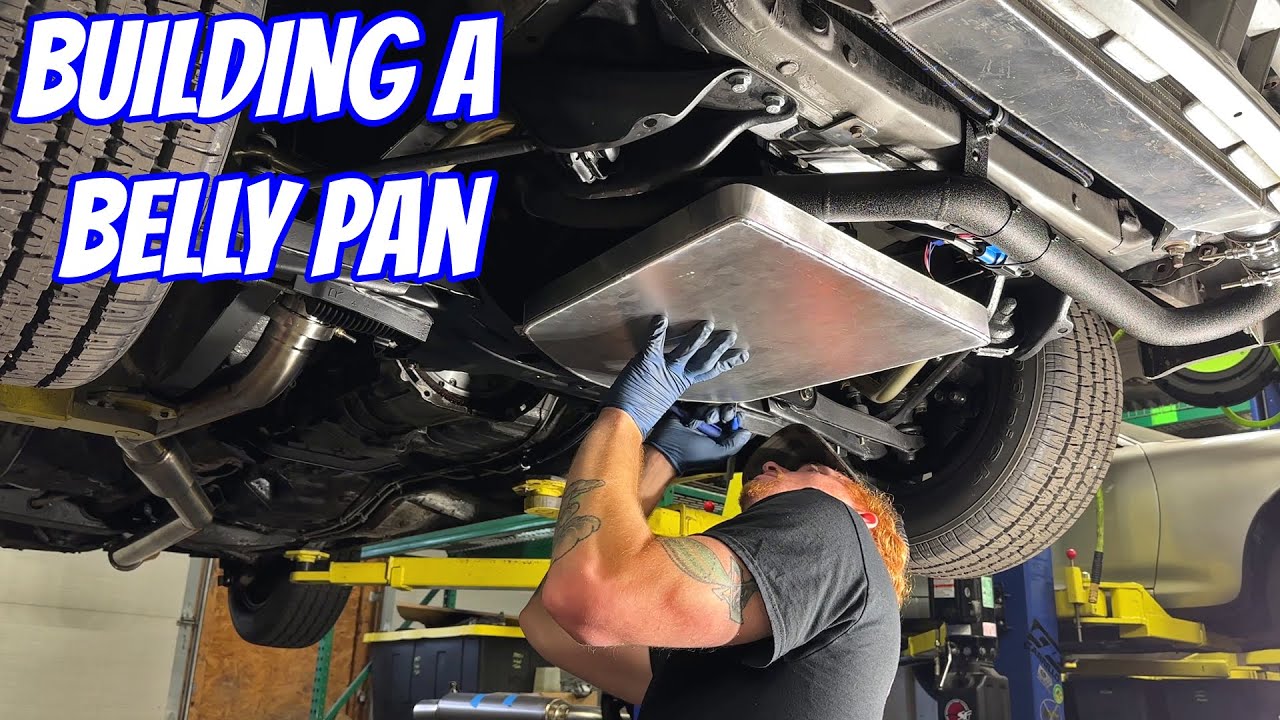 Building a Belly Pan for My Turbo MKII Supra - YouTube