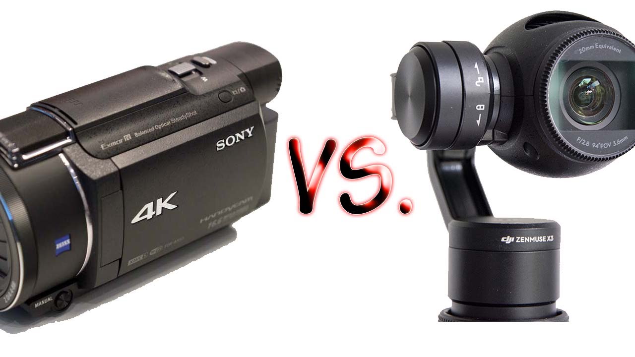 Sony Fdr Ax 53 Vs Dji Osmo Youtube