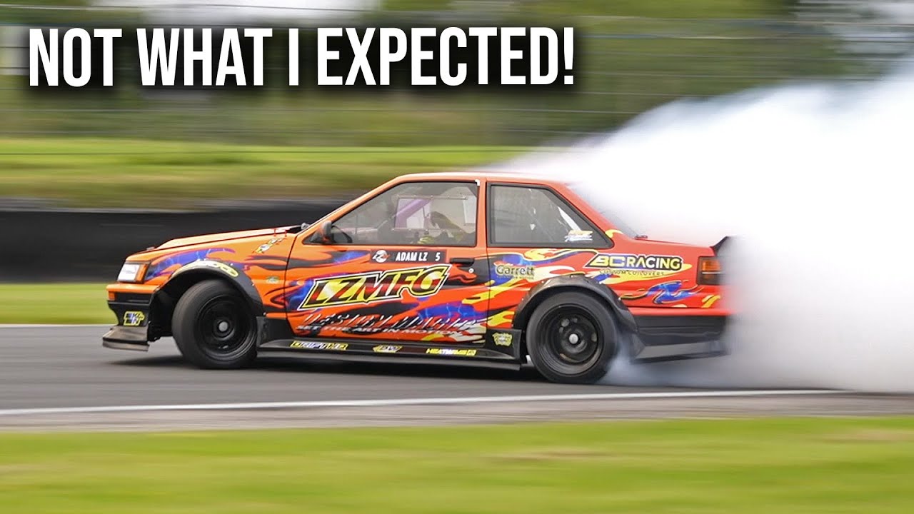 First Drifts in the 1JZ AE86 - YouTube