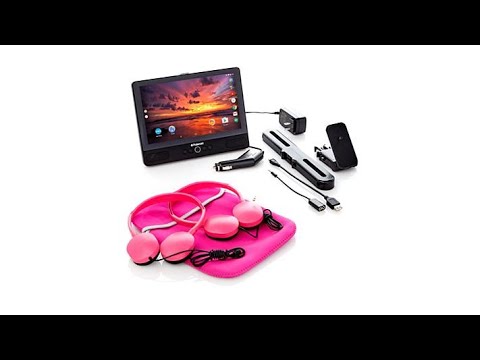 Polaroid 9 16GB Android DVD Player/Tablet with Pouch - YouTube