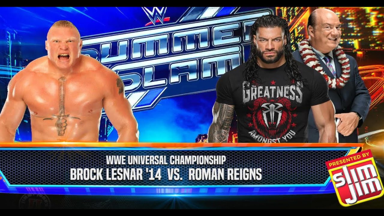 [Last man Standing Match] Brock Lesnar Vs Roman Reigns Reliving 1 of ...