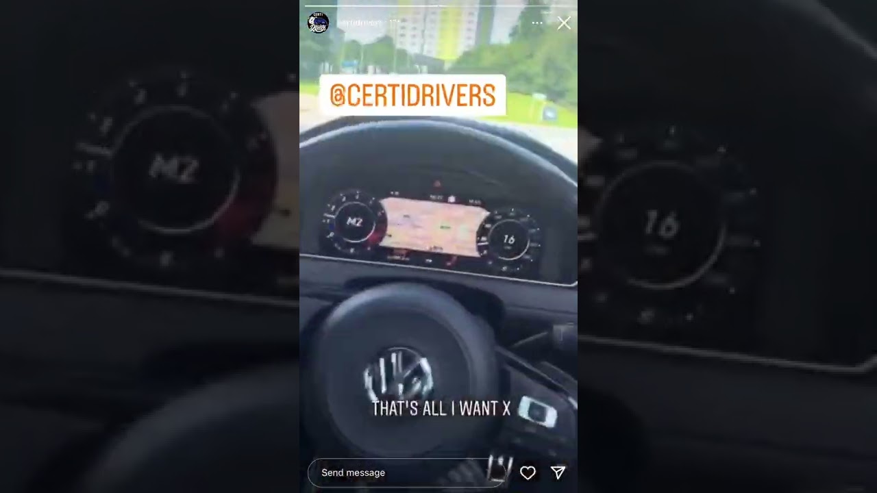 Certi drivers driving a Golf R like a dinger #certi #freemyguy - YouTube