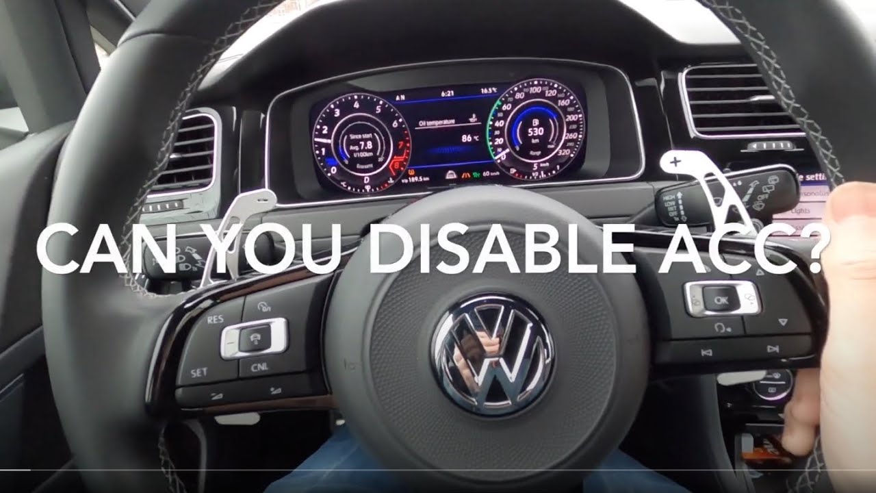 Can you Disable VW Adaptive Cruise Control? - Netcruzer CARS - YouTube