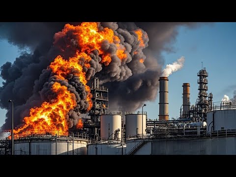 Happened today! US F-16 fighter jets destroyed Russia's largest oil ...