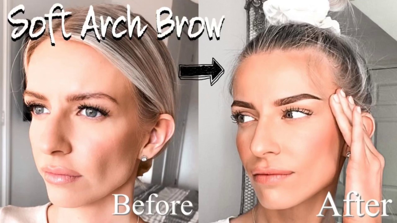 Soft Arch Brow Tutorial - YouTube
