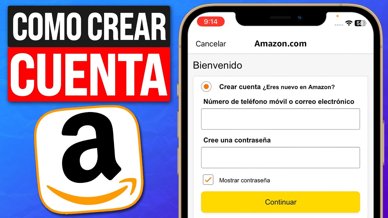 Cómo CREAR una CUENTA de AMAZON (2025) Registrarse en Amazon - YouTube