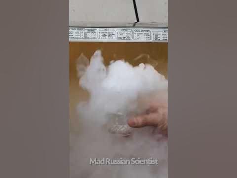 I put dry ice in hot water and microwaved it 🫣 - YouTube